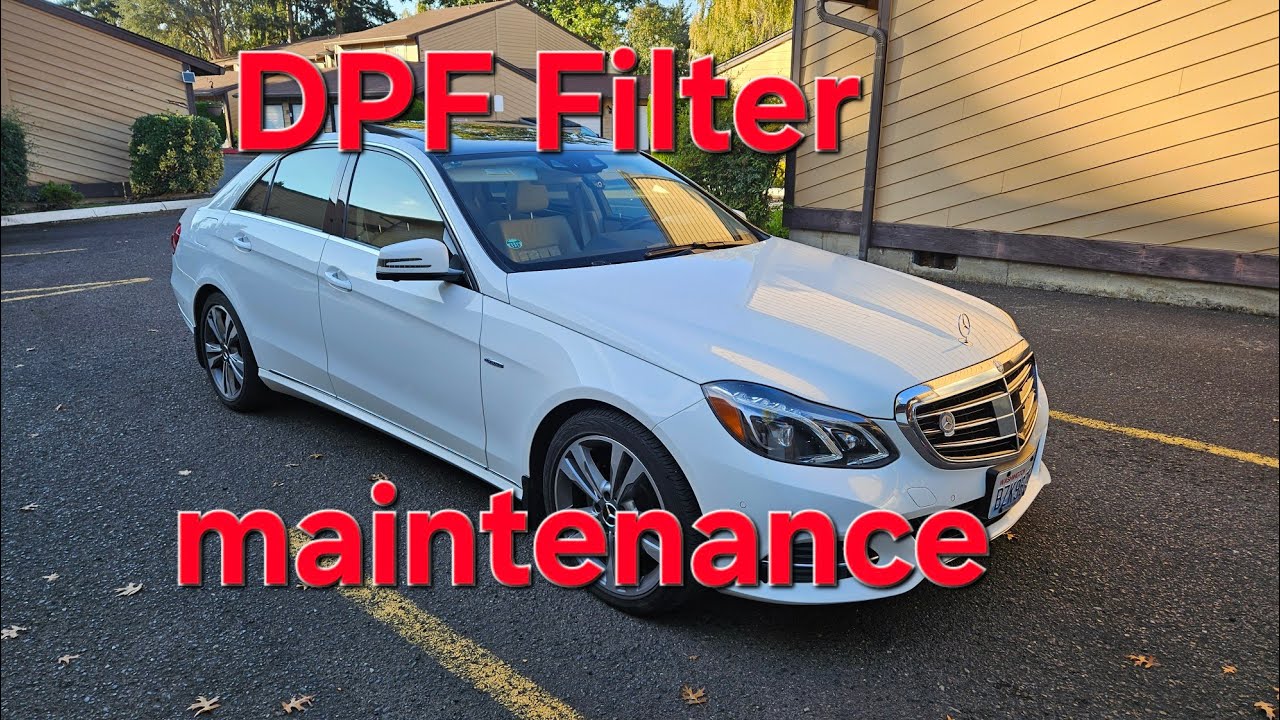 Mercedes W212 E250 Bluetec DPF filter preventative maintenance - YouTube