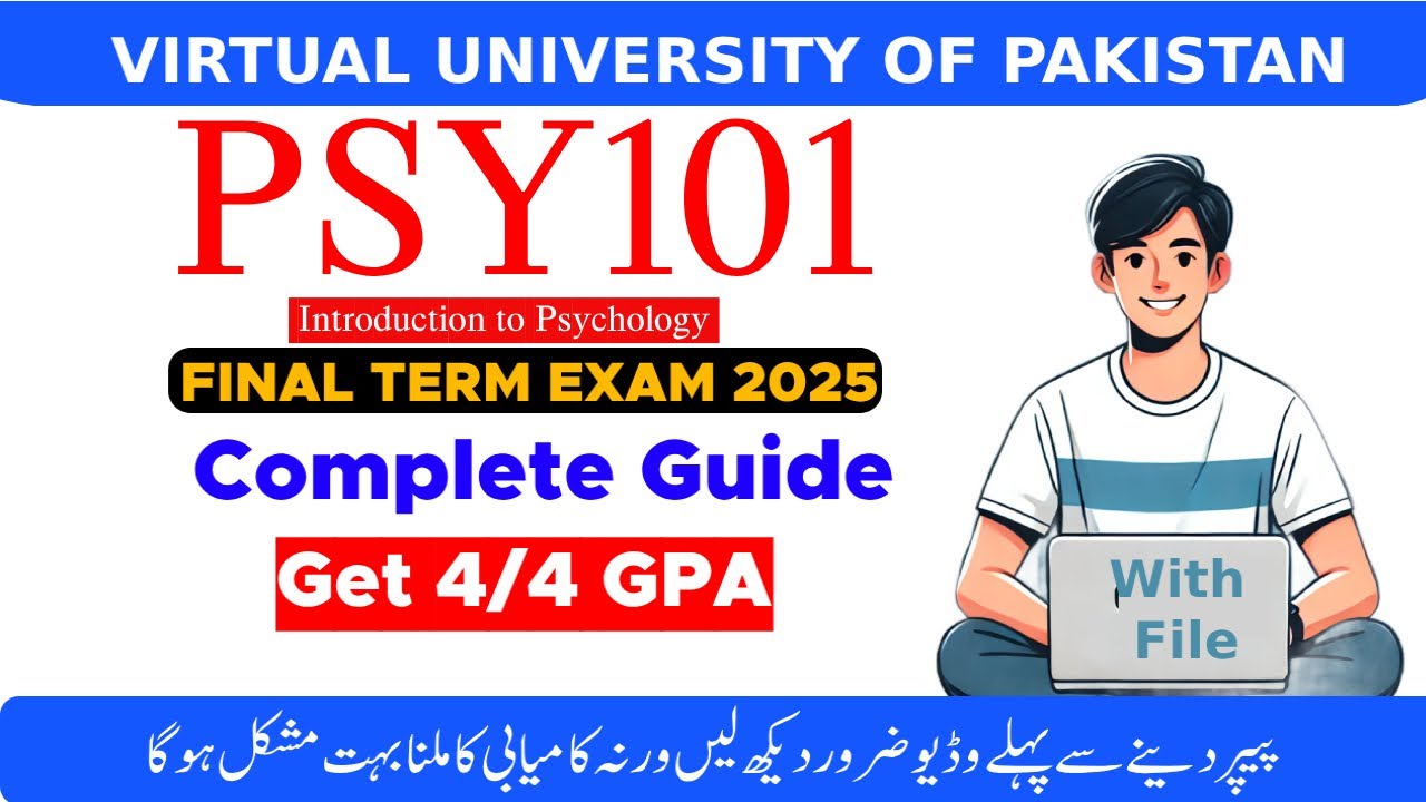 PSY101 Final term Preparation 2025 | Most Important Files by The Merciful Academy - YouTube