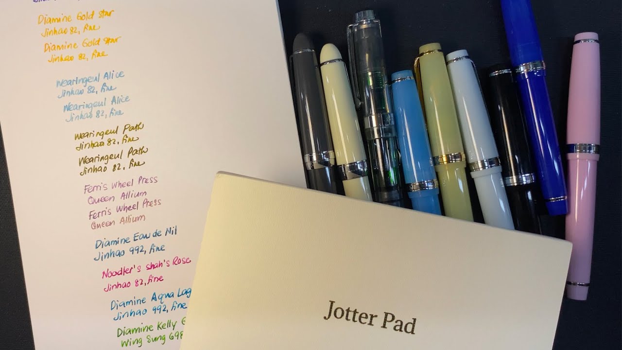 Fountain pen test on Jotter Pad In The Office, by International Fine ...
