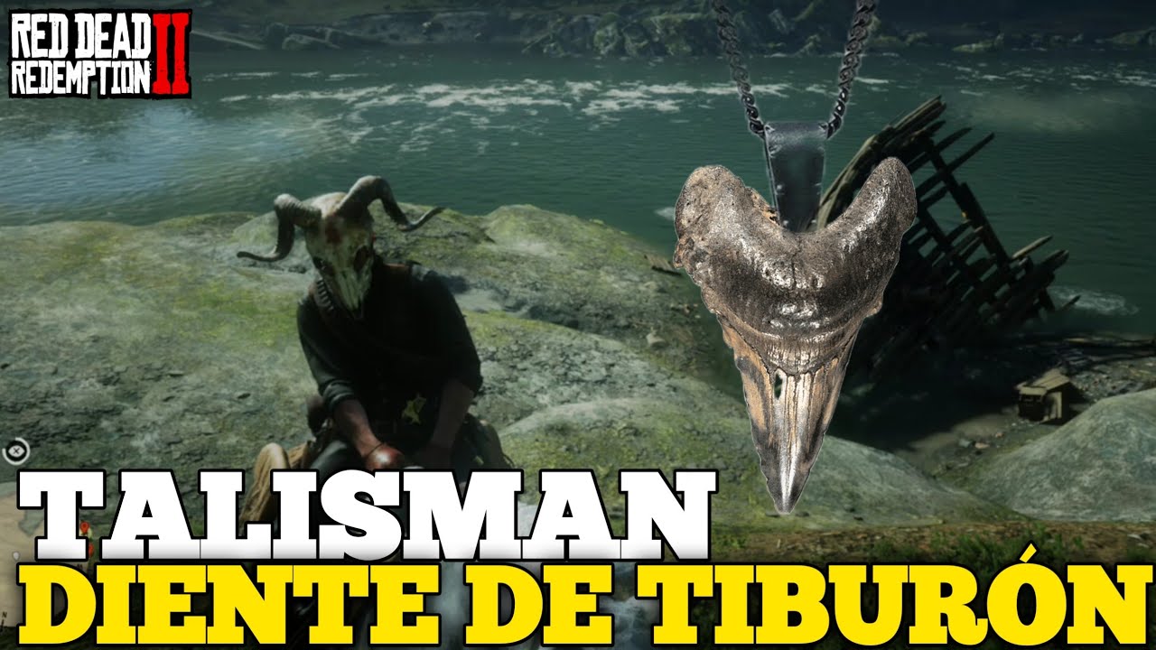 🧿 TALISMÁN DIENTE DE TIBURÓN, BENEFICIOS Y DONDE ENCONTRARLO || RDR2 ...