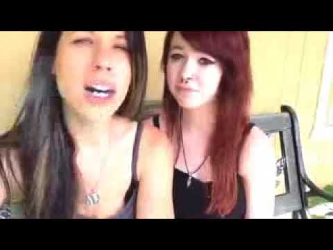 Beautiful girl smoking fun - YouTube