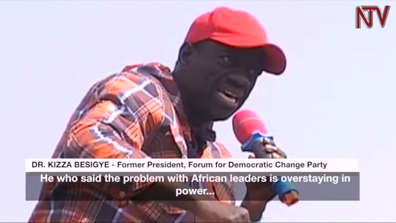 Dr Kizza Besigye condemns leaders who over stay in power - YouTube