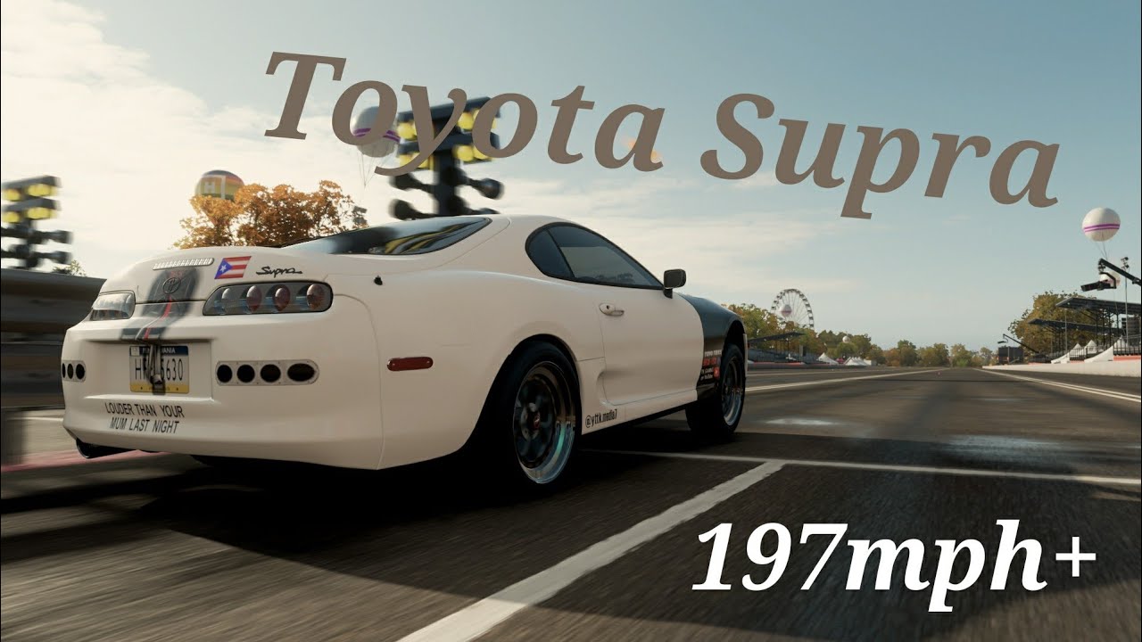 RE-TUNED BEST TOYOTA SUPRA DRAG BUILD + TUNE | Forza Horizon 4 - YouTube