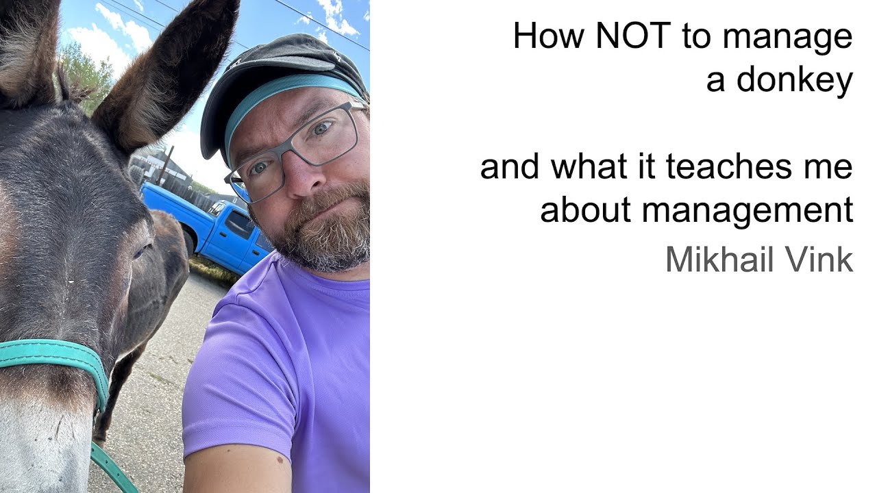 How NOT to Manage a Donkey and What it Teaches Me About Management ...