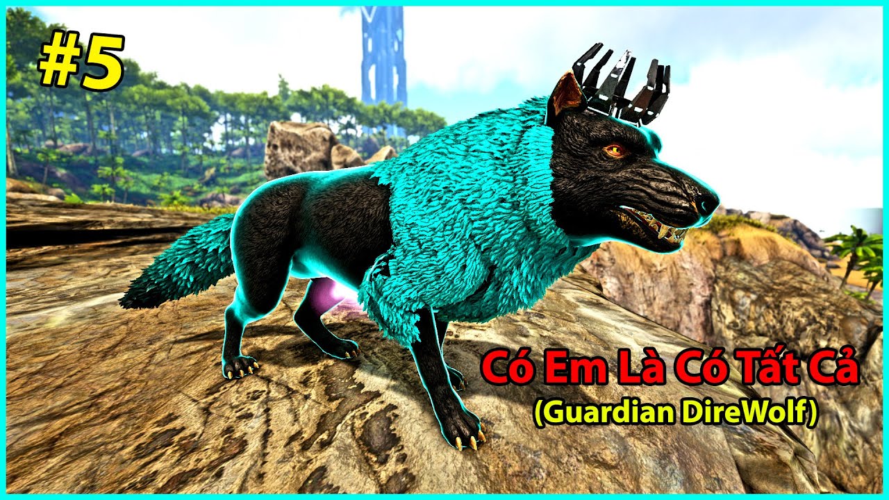 ARK: Gaia Mod #5 - Đã Bắt Được Sói Điện Guardian DireWolf, Tiến Hóa ...