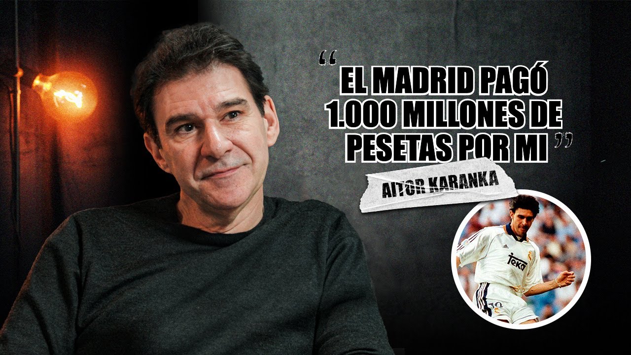 Karanka: "El REAL MADRID PAGÓ 1.000 MILLONES de PESETAS por mi" - YouTube
