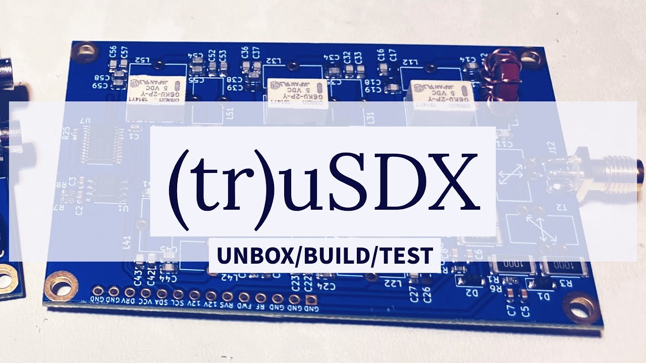 (tr)uSDX: unbox, build, and test - YouTube