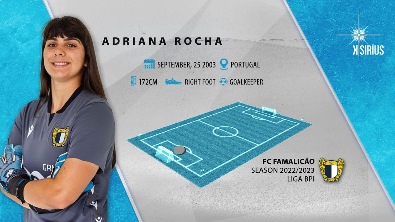 Adriana Rocha (F.C. Famalicão) .Season 2022/2023 .Goalkeeper - YouTube
