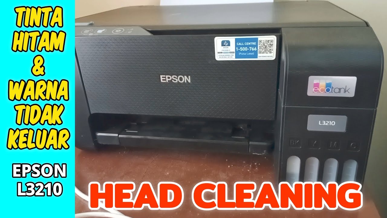 Cara System HEAD CLEANING Printer Epeon L3210 - Tes Kuat Cek Hasilnya ...