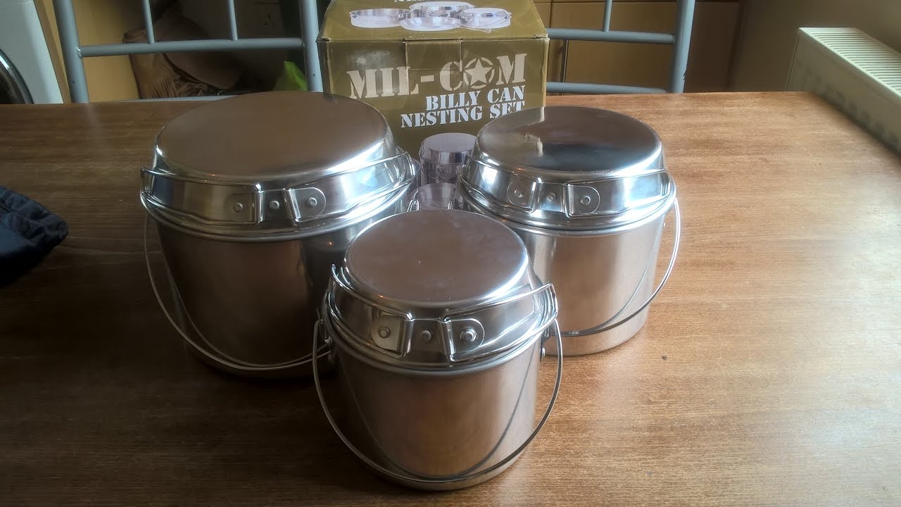 Budget billy can nesting set by MIL-COM - YouTube