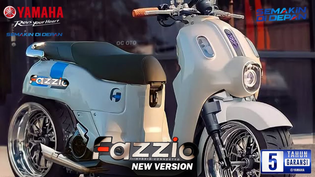 YAMAHA FAZZIO SPECIAL EDITION 🔥 SKUTIK RETRO MASA DEPAN - YouTube