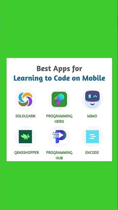 Top 6 Apps for learning code online on mobile - YouTube