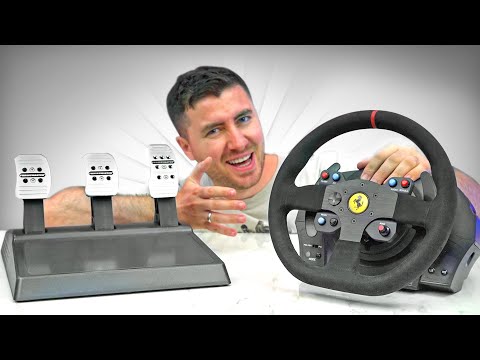 AŞŞŞIRI EĞLENCELİ YENİ Direksiyon Setim: Thrustmaster T300 Ferrari Alcantara