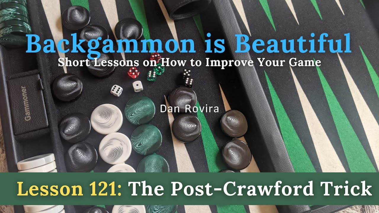 Backgammon: The Post-Crawford Trick (Lesson 121) - YouTube