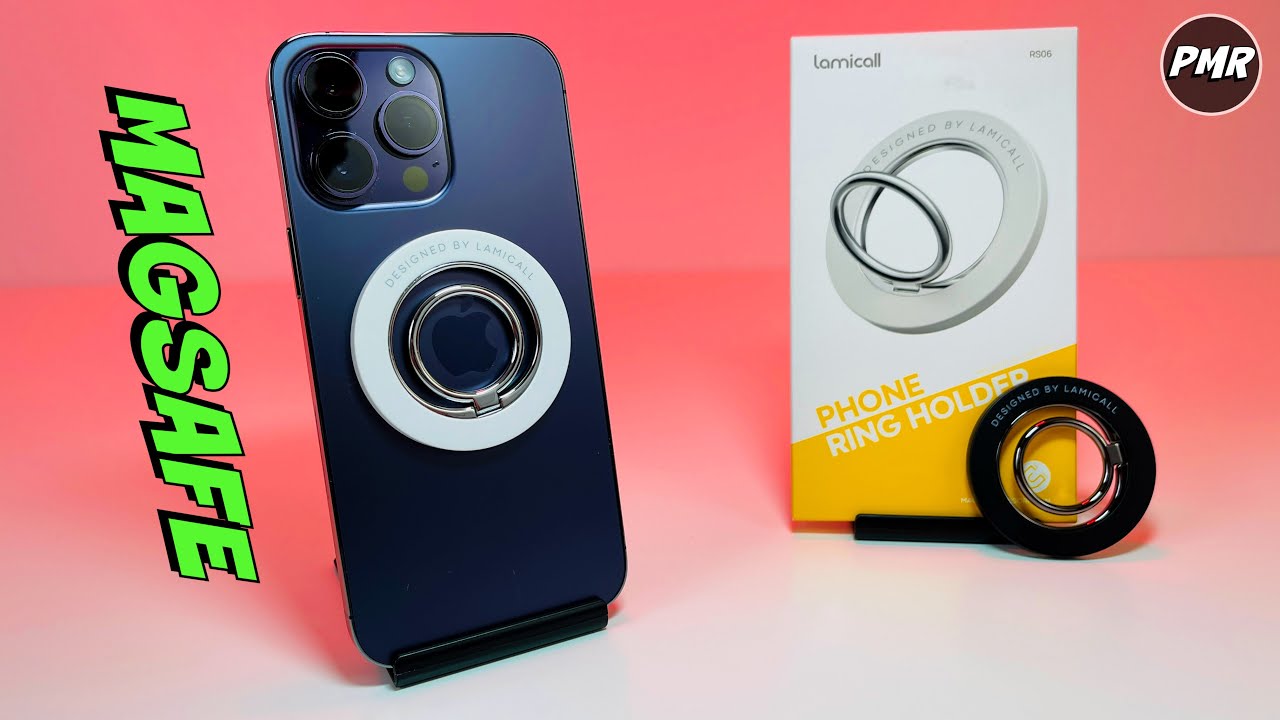 Lamicall magnetic magsafe phone ring holder - YouTube
