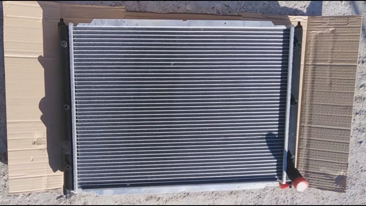 How to replace a car radiator. Wolkswagen transporter T3 - YouTube