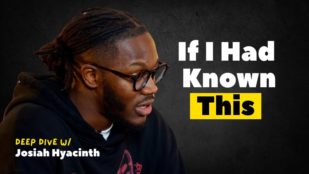 Sometimes You Have To Leave Your Friends BEHIND | DEEP DIVE | Josiah Hyacinth - YouTube