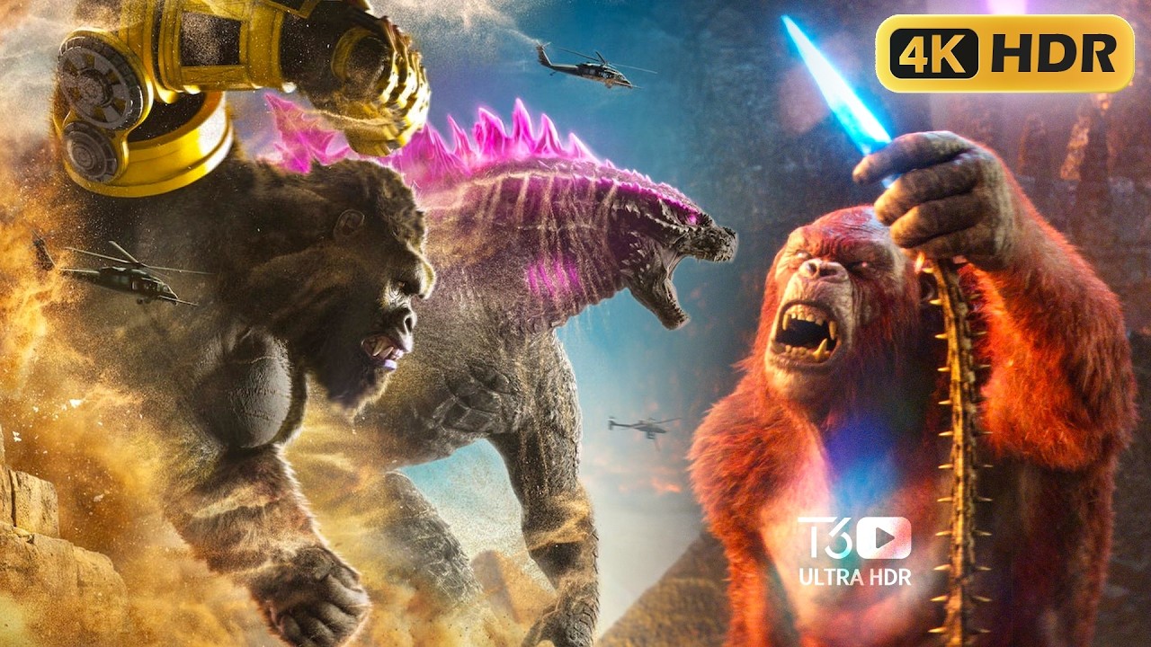 Godzilla x Kong – Fight Scar King Full Action Scenes 4K HDR - The New ...