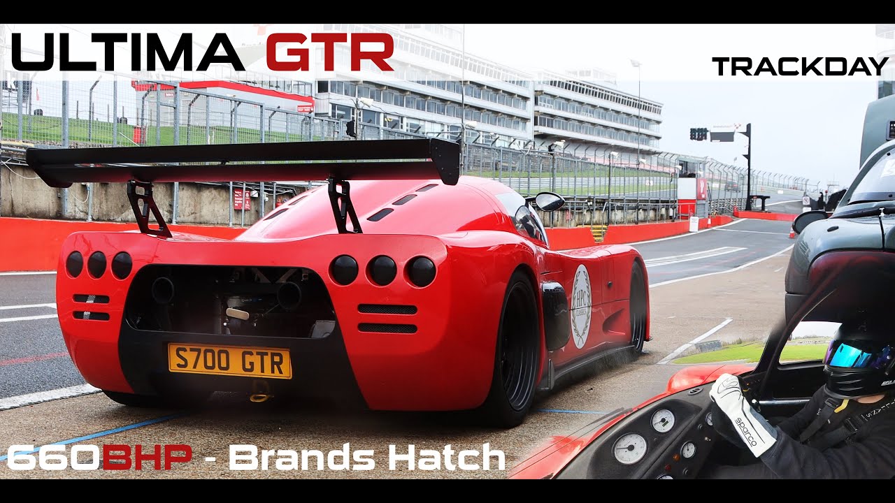 Ultima GTR - 660BHP Supercar at Brands Hatch Racetrack - 4K - YouTube