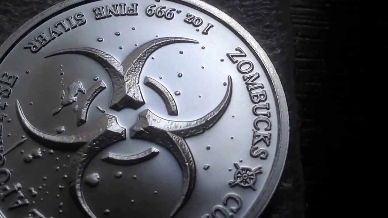 Zombucks: ZOMBUFF 1 ounce silver. - YouTube