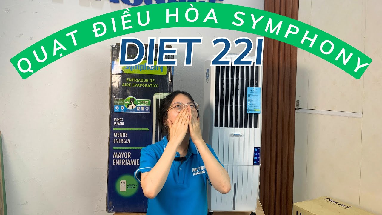 Vượt Nóng Ấn Độ với Quạt Điều Hòa Symphony Diet 22i. - YouTube