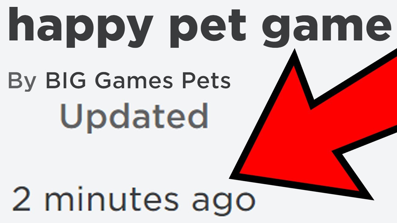 NEW GAME IS COMING! (Happy Pet Game LEAKS) - YouTube