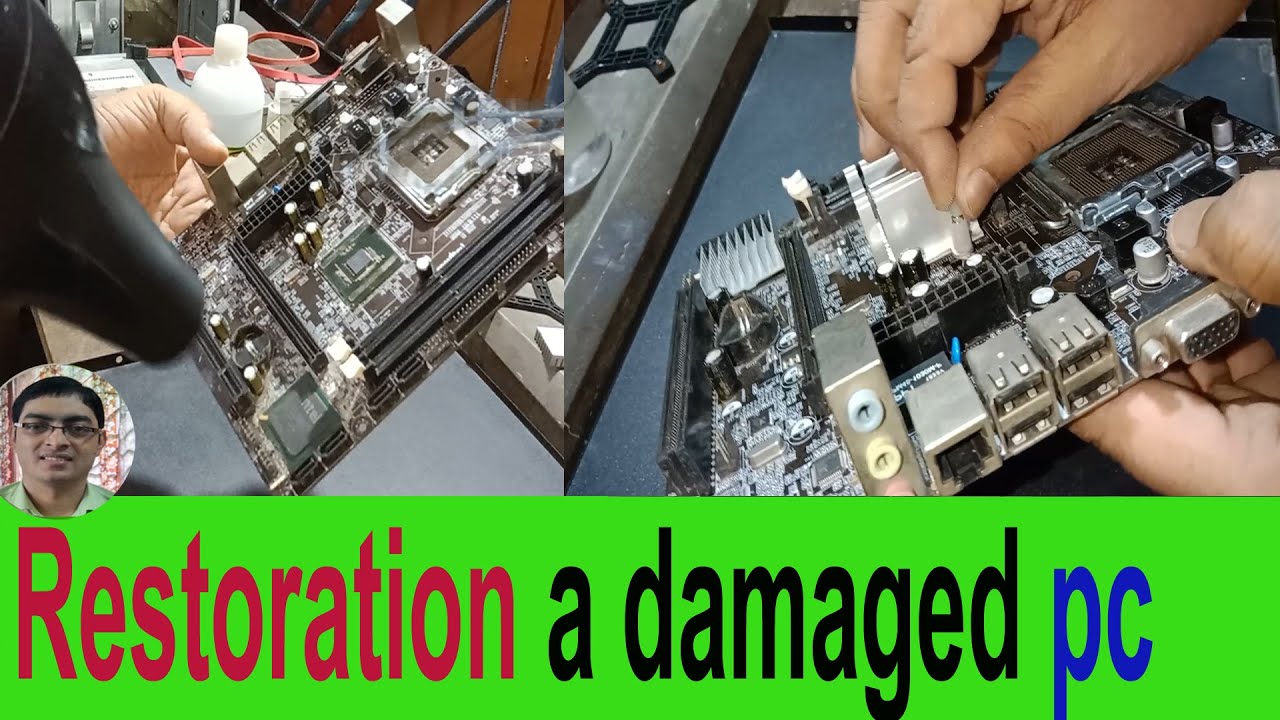 Restoration a damaged pc. Renew 10 Year old emachines PC.old desktop ...