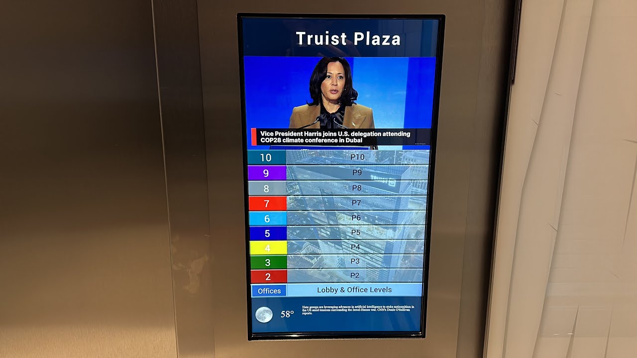 TK Synergy Office Elevators at Truist Plaza- Orlando, FL, USA - YouTube