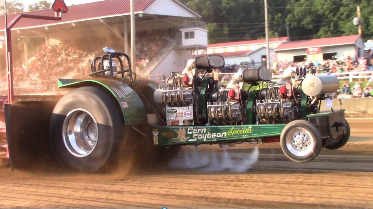 2021 Super Modified Tractor Pulls! NTPA Mount Vernon, OH - YouTube