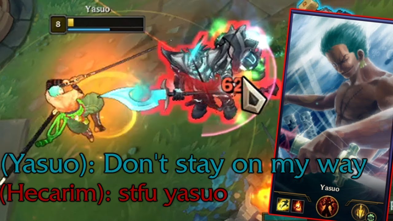 ZORO SUR LEAGUE OF LEGENDS WTF - YouTube