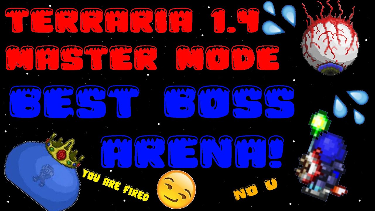 Terraria Master mode Boss Arena (Tutorial) - YouTube