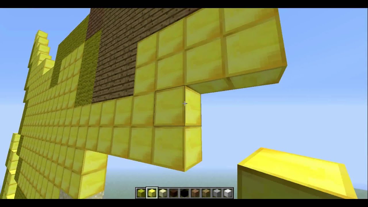 Minecraft Pixel Art - Super Sonic Speed Build - YouTube