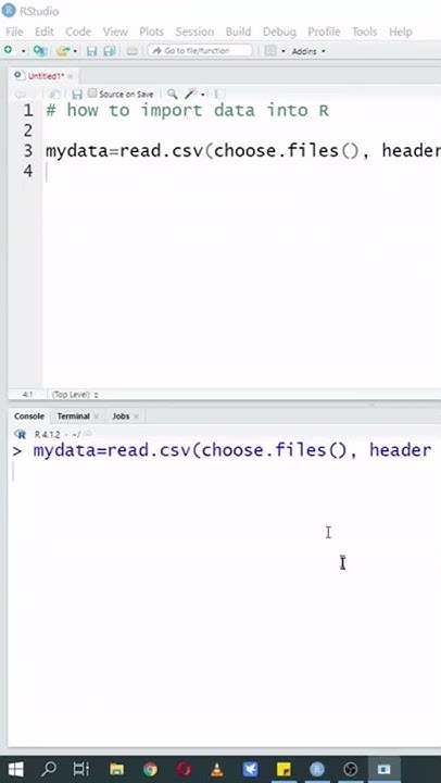 Import dataset into R programming using R studio - YouTube