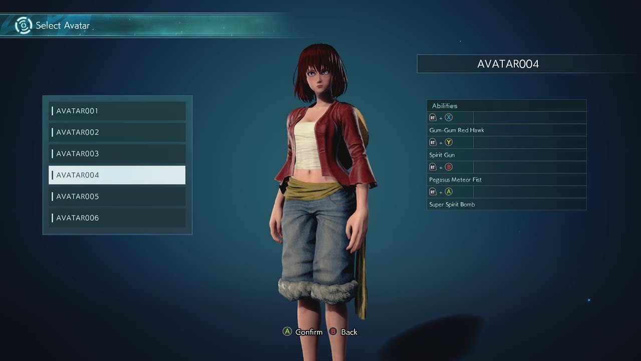 Jump Force - Avatar Selections & Move List [1080p HD] - YouTube