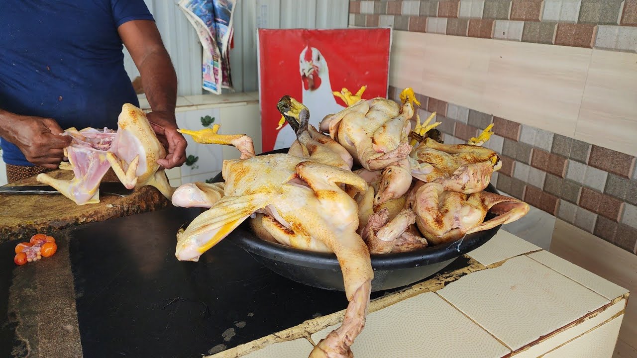 8 big country chicken cutting - fast cutting skills | natukodi ...