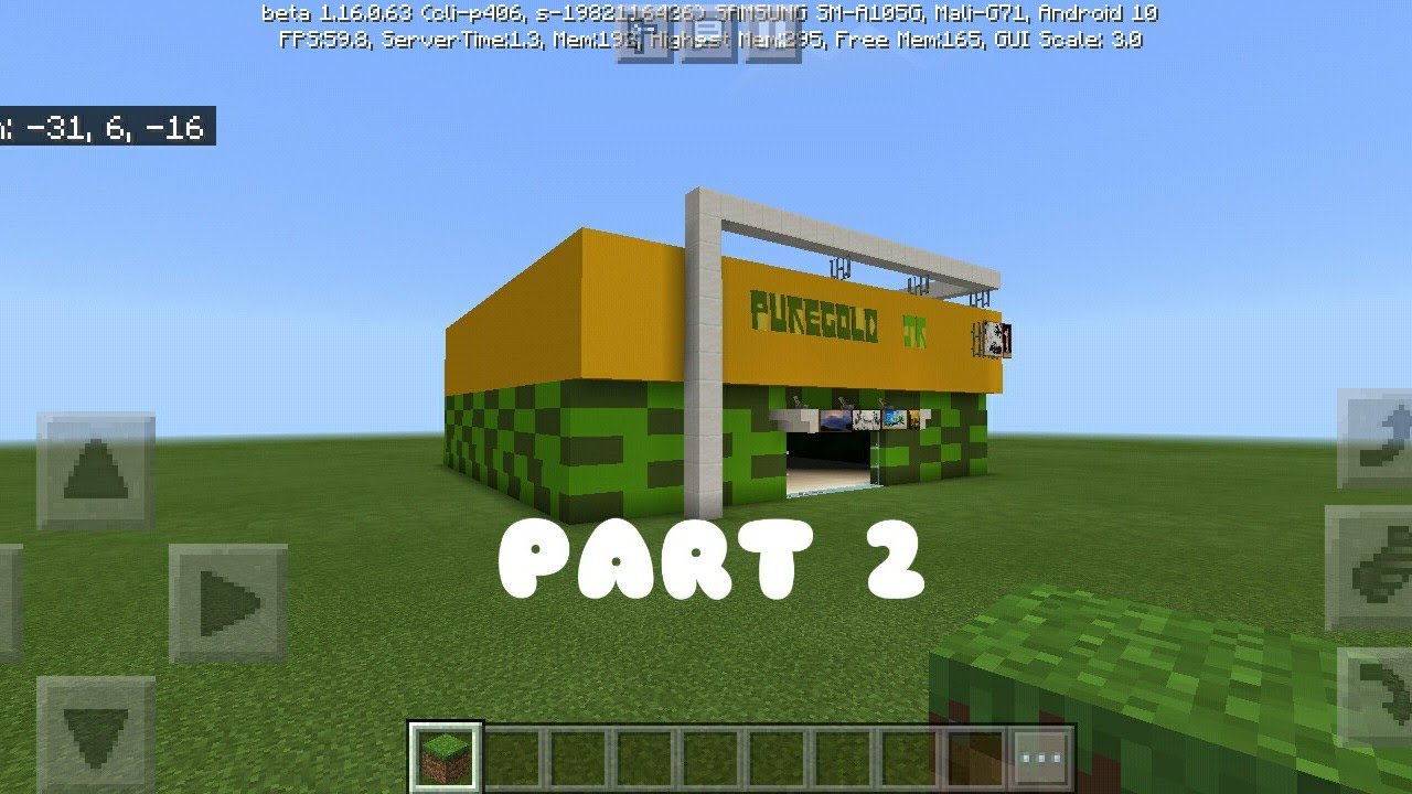 MINECRAFT : How to make PUREGOLD MARKET (PART 2) - YouTube