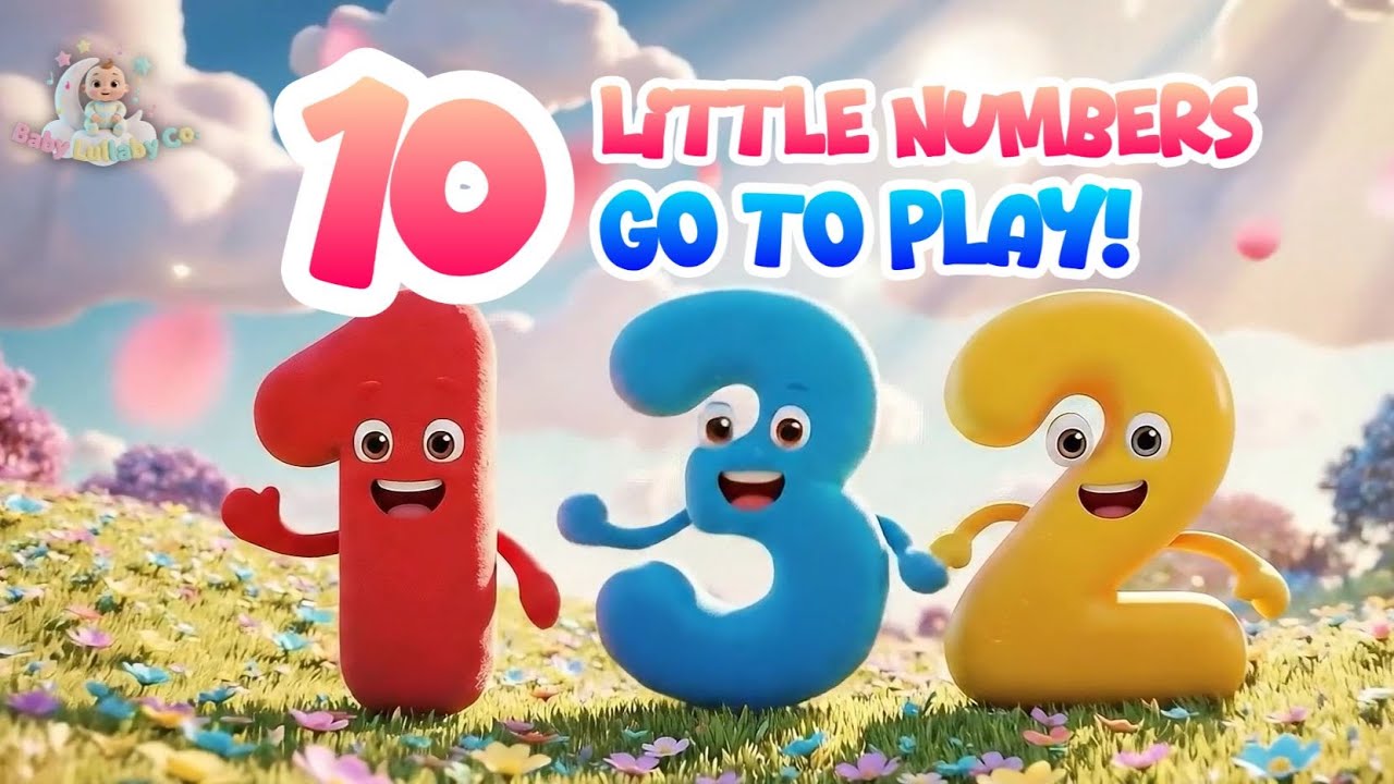 10 Little Numbers Go to Play | Kids Counting Song 1-10 - YouTube