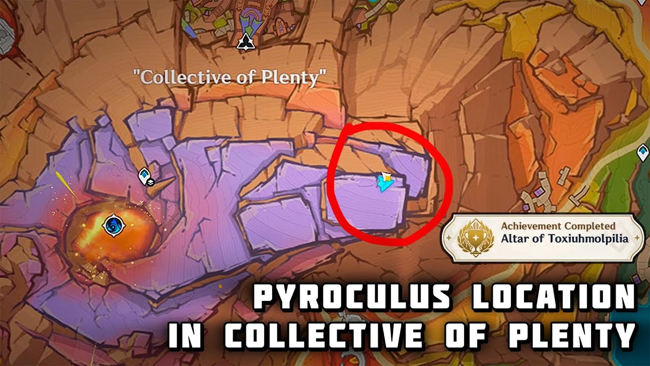 Pyroculus Location in Collective Of Plenty | Altar of Toxiuhmolpilia ...