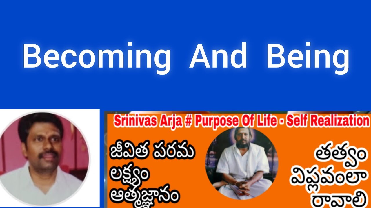 Becoming is Maya, Being is Atman - YouTube