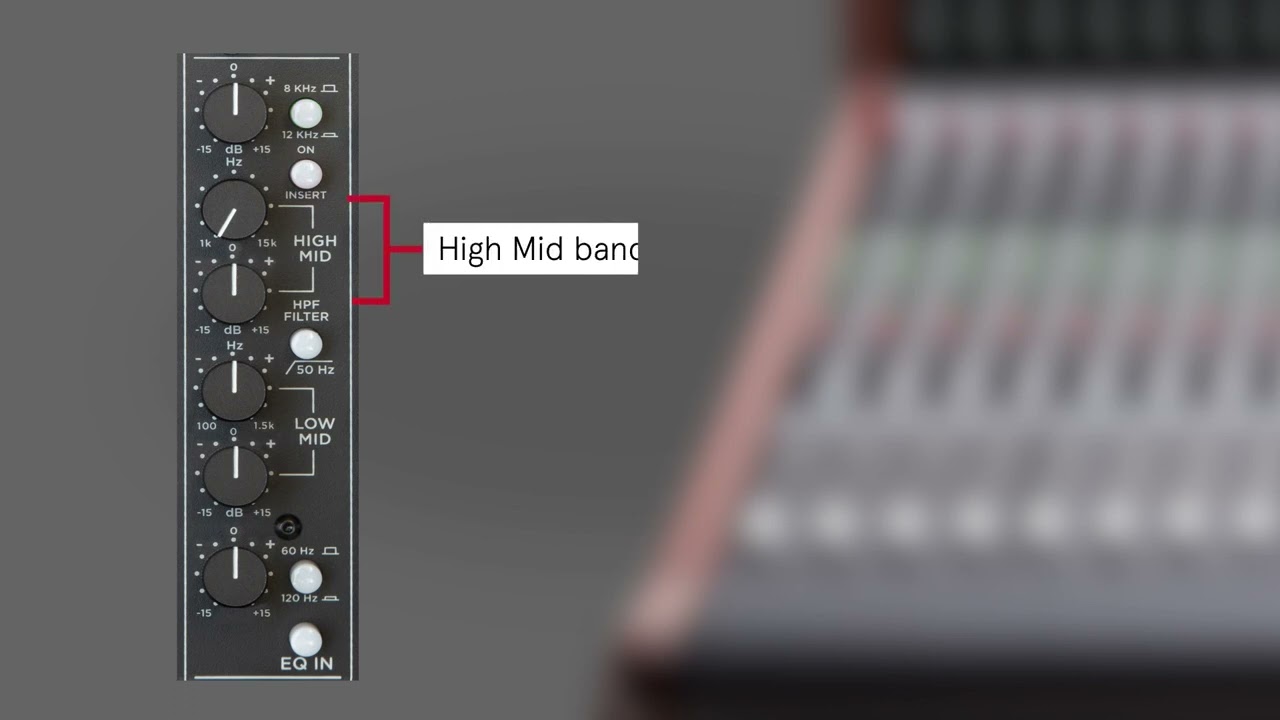 Trident Series 78 Console - Input Channel EQ - YouTube