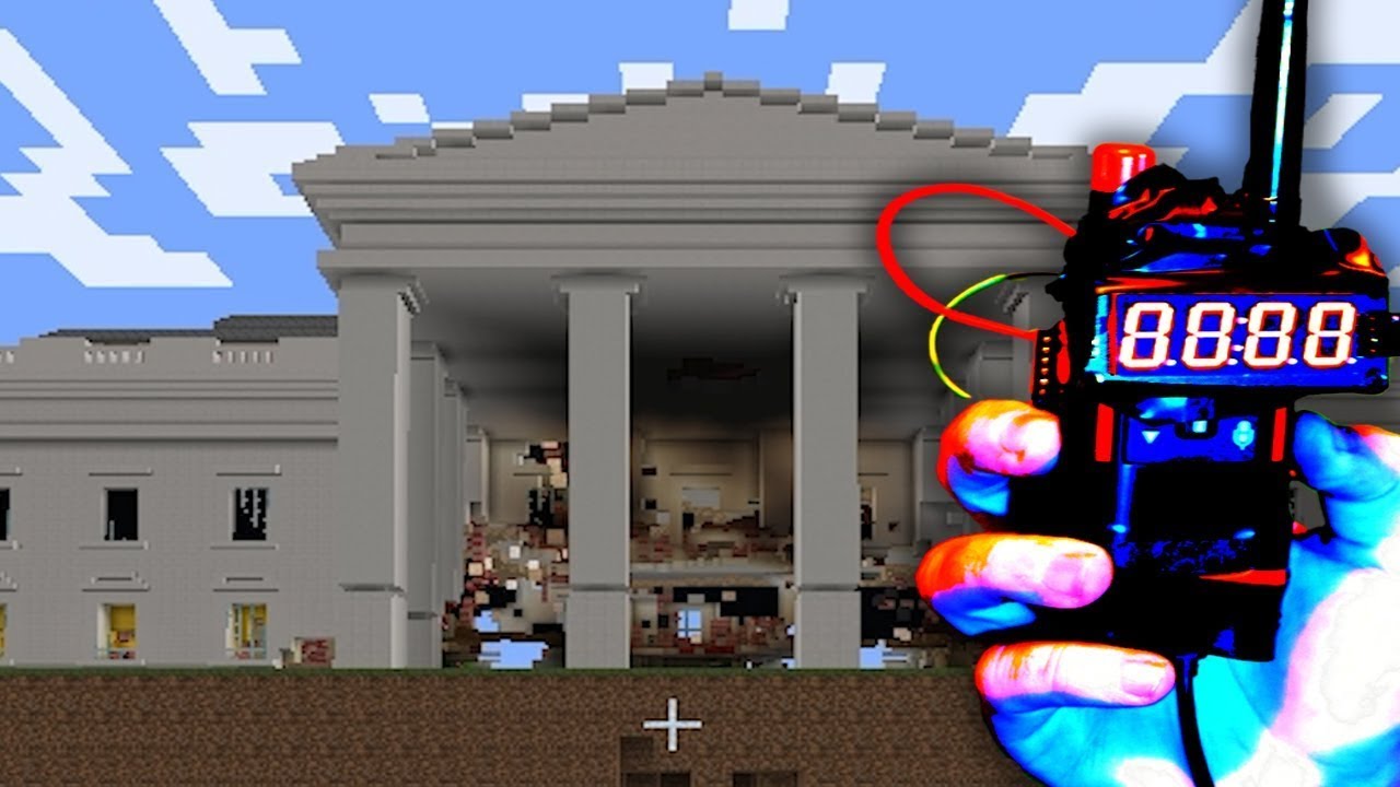 I Blew Up The White House With a Remote Detonator (MINECRAFT) - YouTube