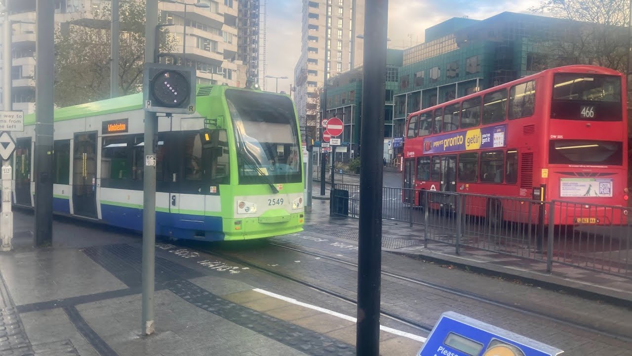 London Trams full journey East Croydon to New Addington via West ...