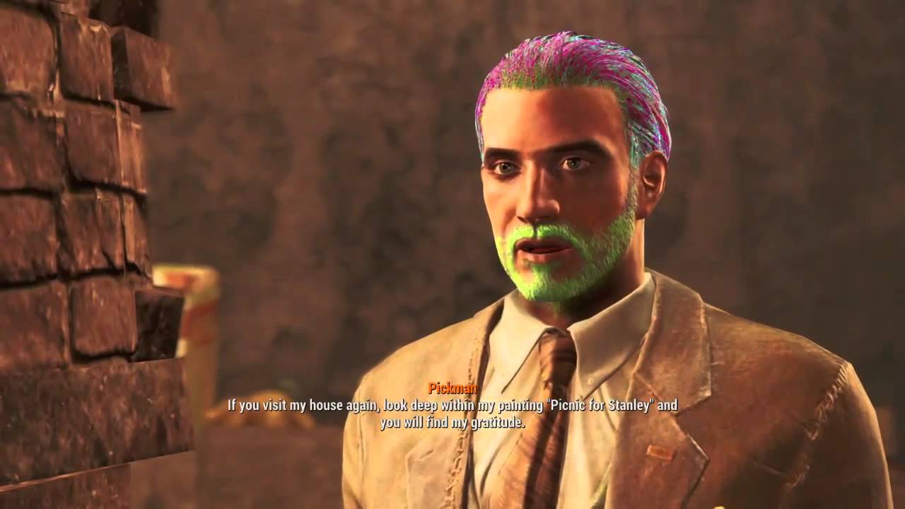 fallout 4 weirdest glich (rainbow hair) - YouTube