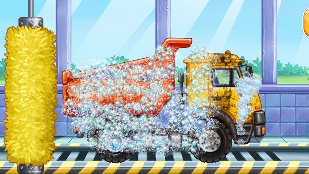 Game Mencuci Truck Dan Membangun Mobil - YouTube