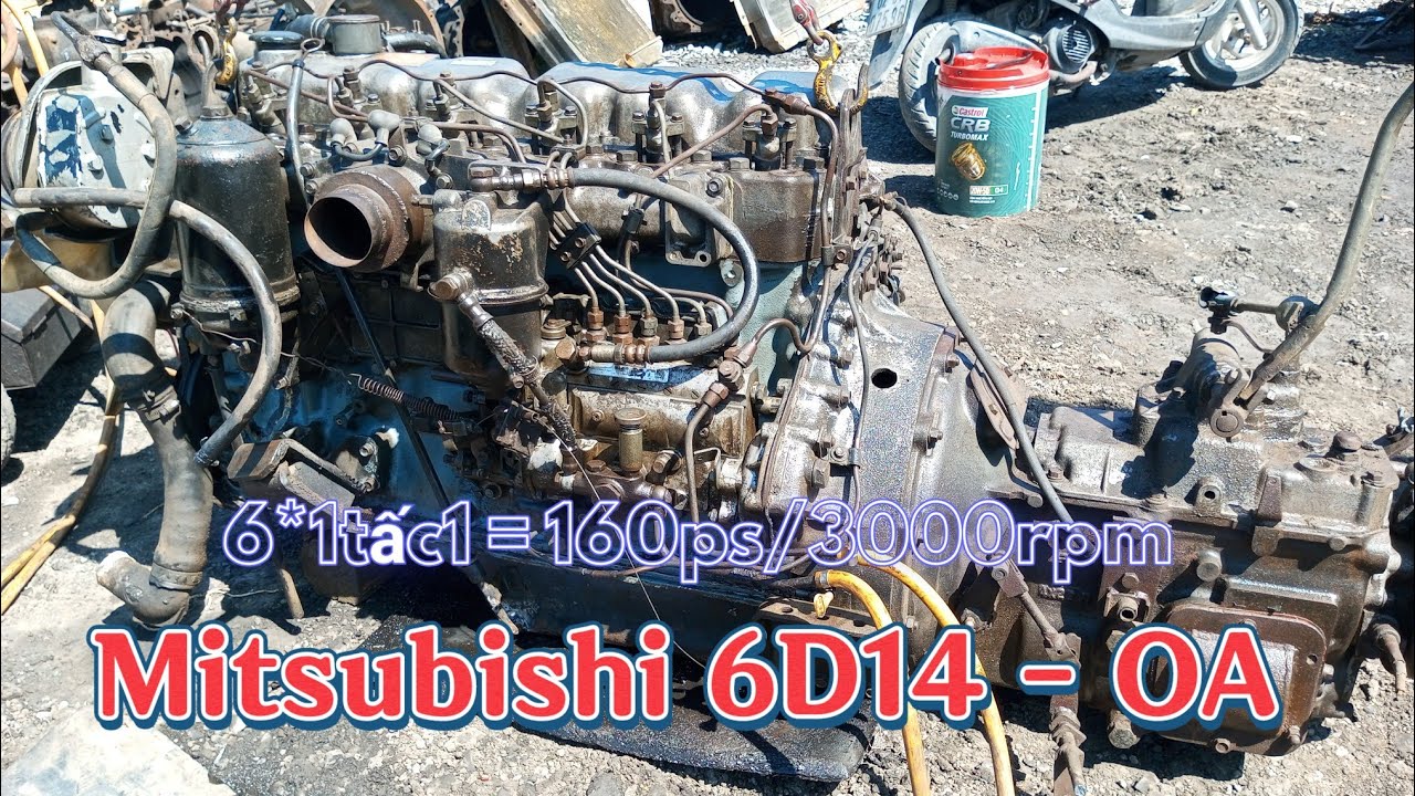 (đã bán) Trailer2 Mitsubishi 6D14 - test hơi ok : 0903003900 Trung LA ...