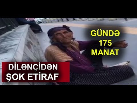 Qadın dilənçinin qazancı dəhşətə gətirdi İnanılmaz rəqəm