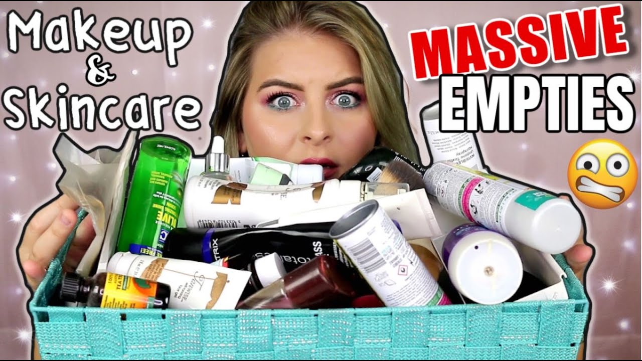 CRAZY, MASSIVE EMPTIES - Pt. 2! // Products I've Used Up & Declutter ...