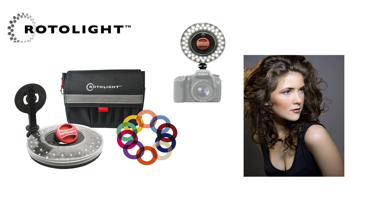 Rotolight RL48 Sound and Light Kit LED-Ringleuchte mit Roto-Mic ...