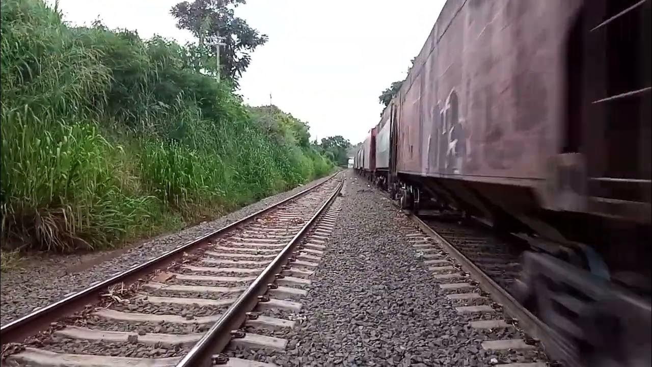 GE AC44i RUMO FASE 2 #9892 PASSANDO VAZIO EM SANTA GERTRUDES SP - YouTube