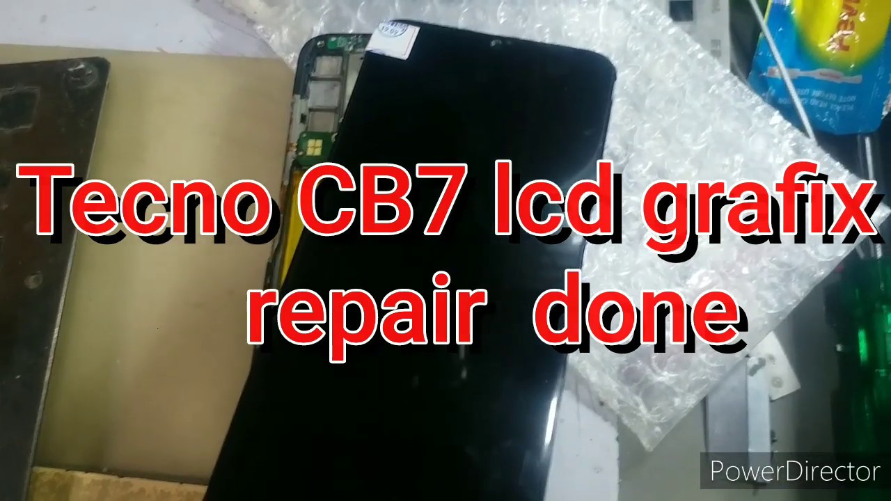 Tecno CB7 LCD LigthLCD Grafix repair done1 - YouTube